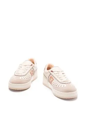 Fendi Match Leather Sneakers
