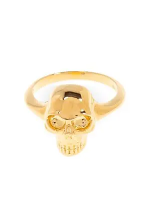 Alexander McQueen Skull Ring - Golden