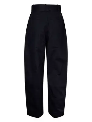 Studio Nicholson Round Leg Cotton Trousers - Blue