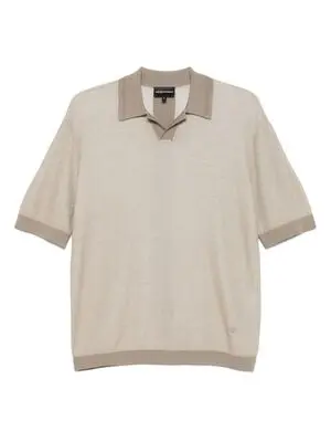EMPORIO ARMANI Wool Blend Polo Shirt