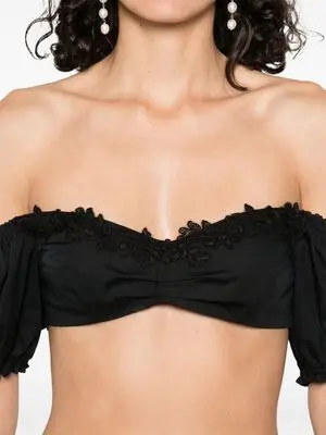 Ermanno Scervino Lace Detail Cotton Top
