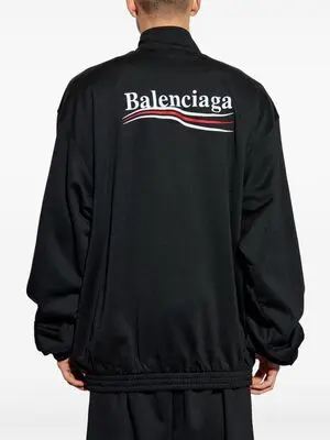 Balenciaga Political Campaign Blouson Jacket - Black