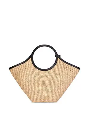 COURREGES Max Holy Raffia Tote Bag - Beige