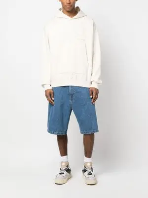 Carhartt Work In Progress Denim Cotton Shorts - Blue