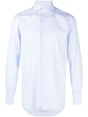 Finamore Cutaway Collar Shirts For Men