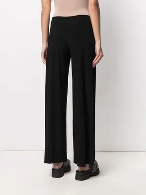 Norma Kamali Jersey Trousers - Black