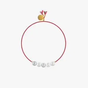 SORBET ISLAND Shell And Pearl Bracelet - Red