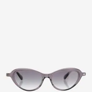 Carven Acetate Oval Sunglasses - Dove Grey