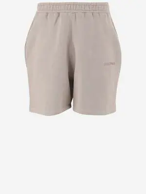 CULTURA Cotton Short Pants With Logo