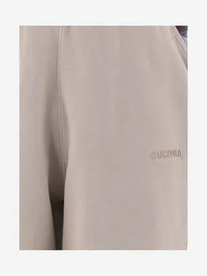 CULTURA Cotton Short Pants With Logo