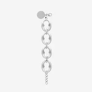 VANESSA BARONI Turtle Link Bracelet - Silver
