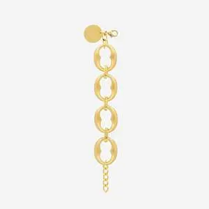 VANESSA BARONI Turtle Charm Bracelet - Golden