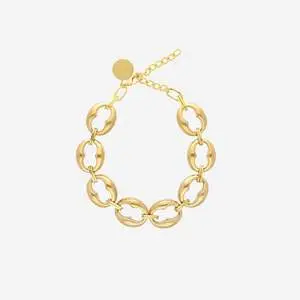 VANESSA BARONI Turtle Chain Necklace - Golden