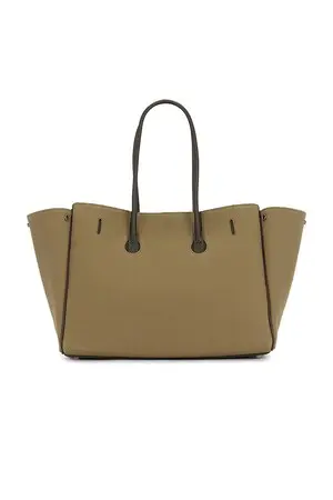 Balenciaga Bel Air Canvas Medium Carry Bag - Khaki