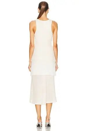 WALES BONNER Serenity Dress - Ivory