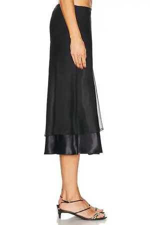 Khaite Monina Skirt - Black