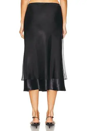 Khaite Monina Skirt - Black