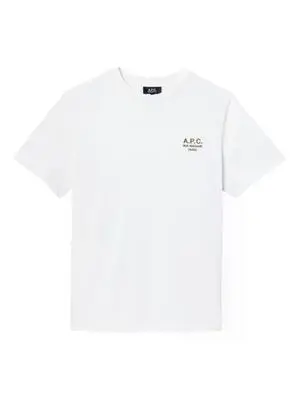 A.p.c. Logo-print T-shirt - White