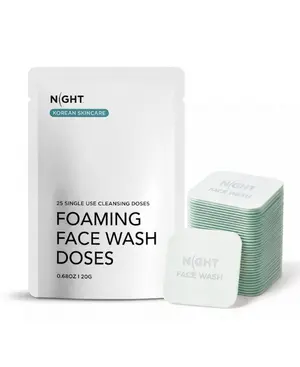 NIGHT Mess Free Face Wash Sheets - Green