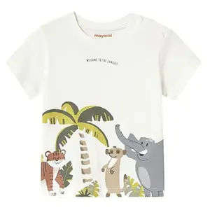 MAYORAL Jungle Safari T-shirt - Cream