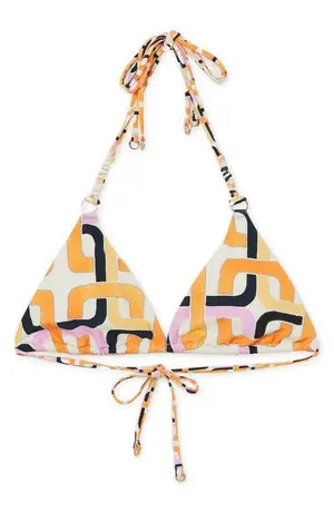 REISS Wynne Triangle Bikini Top