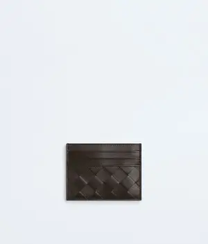 Bottega Veneta Intrecciato Credit Card Case - Fondant