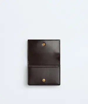 Bottega Veneta Intrecciato Business Card Case - Fondant