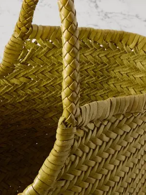 Dragon Diffusion Nantucket Large Woven Leather Tote