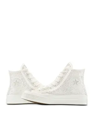 CONVERSE Chuck 70 Embellished Vintage High Top Sneakers