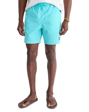 Vineyard Vines Vineyard Vines Solid Island 6" Swim Trunks Micro Wave Turquoise