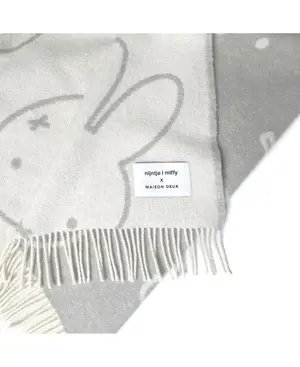MAISON DEUX Miffy Blanket, 4.25' X 6.5