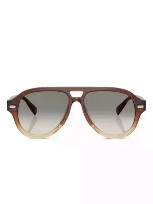 Brunello Cucinelli Logo-print Sunglasses