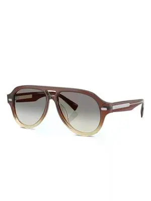 Brunello Cucinelli Logo-print Sunglasses