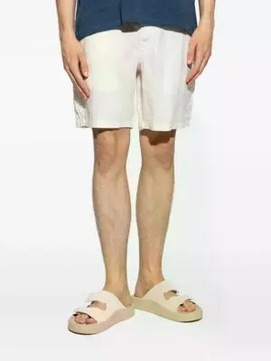 Rag & Bone Linen Above-knee Shorts - Neutrals