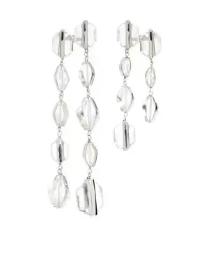 JIL SANDER Drop Earrings - Silver