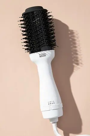 BONDIBOOST Blowout Brush Pro Hair Dryer Brush - White