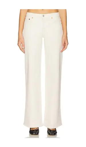 RE/DONE Mid-rise Wide-leg Jeans - Crema