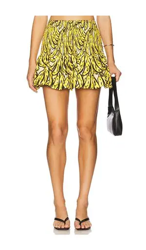 SIMONMILLER Sancho Poplin Mini Skirt