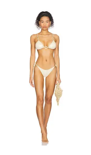 YELLOW THE LABEL Willow Ring Bikini Top