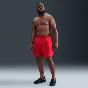 Nike 7" Brief-lined Volley Shorts - Red