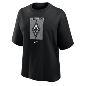 Nike Las Vegas Aces Wnba Boxy T-shirt - Black