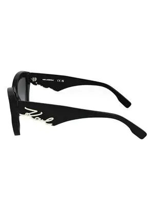 Karl Lagerfeld Signature Sunglasses - Black