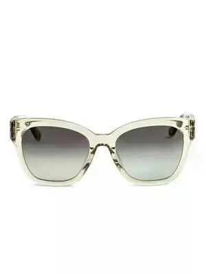 Linda Farrow Square Frame Sunglasses - White