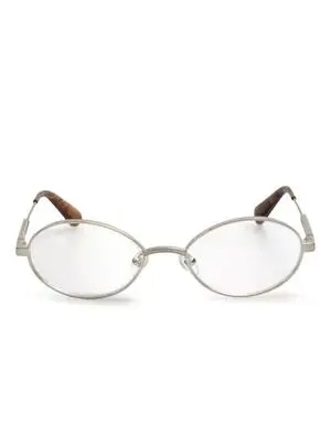 Jacquemus Oval-frame Glasses - Silver