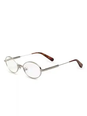 Jacquemus Oval-frame Glasses - Silver