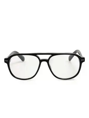 Jacquemus Pilot-frame Glasses - Black