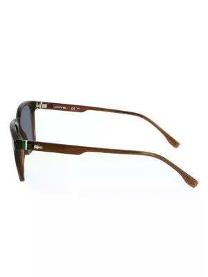 Lacoste Logo-print Sunglasses - Brown