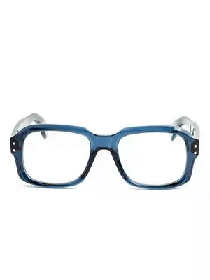 CUTLER & GROSS Rectangle-frame Eyeglasses - Blue
