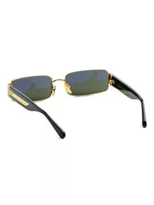 Linda Farrow Square-frame Sunglasses - Gold