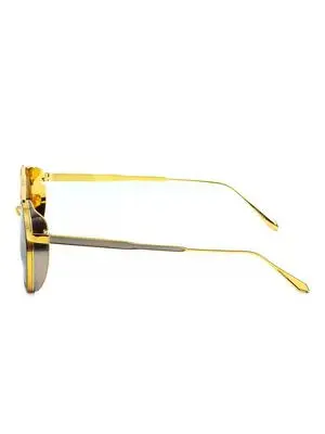 Linda Farrow Round Frame Sunglasses